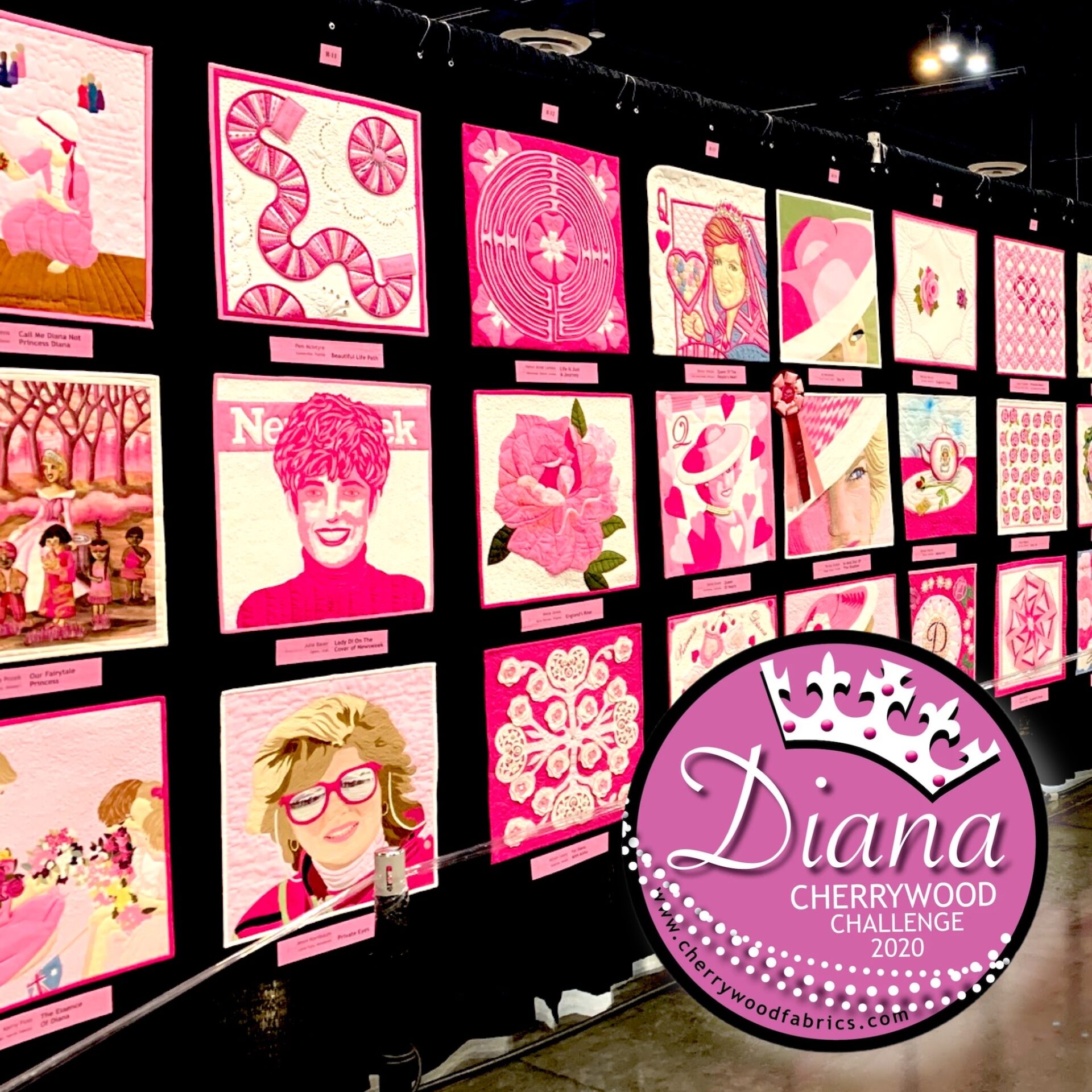 How to see Cherrywood Fabrics' Princess Diana Quilt Collection — To Di ...